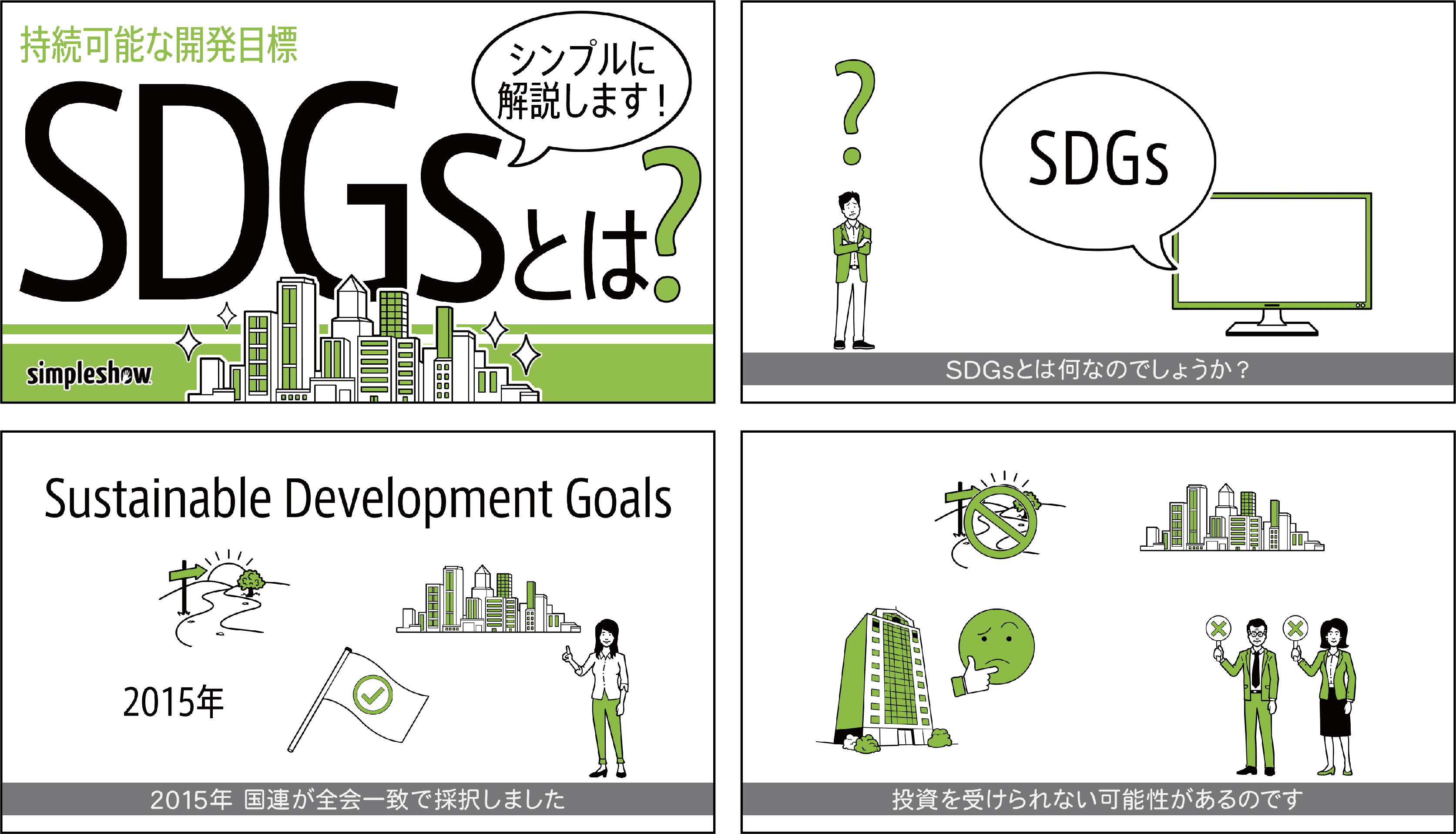 simpleshowがわかりやすく解説！ 「SDGs」解説動画をリリース！ - simpleshow