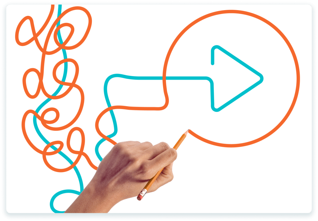 Simplification is at the core of the simpleshow methodology