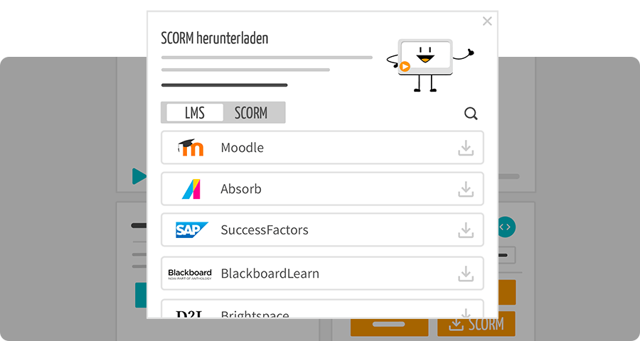 Videos in LMS integrieren via SCORM-Funktion - simpleshow
